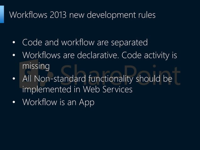 SharePoint Workflows 2013. What's new? | PPT SharePoint Workflows 2013. What's new? | PPT