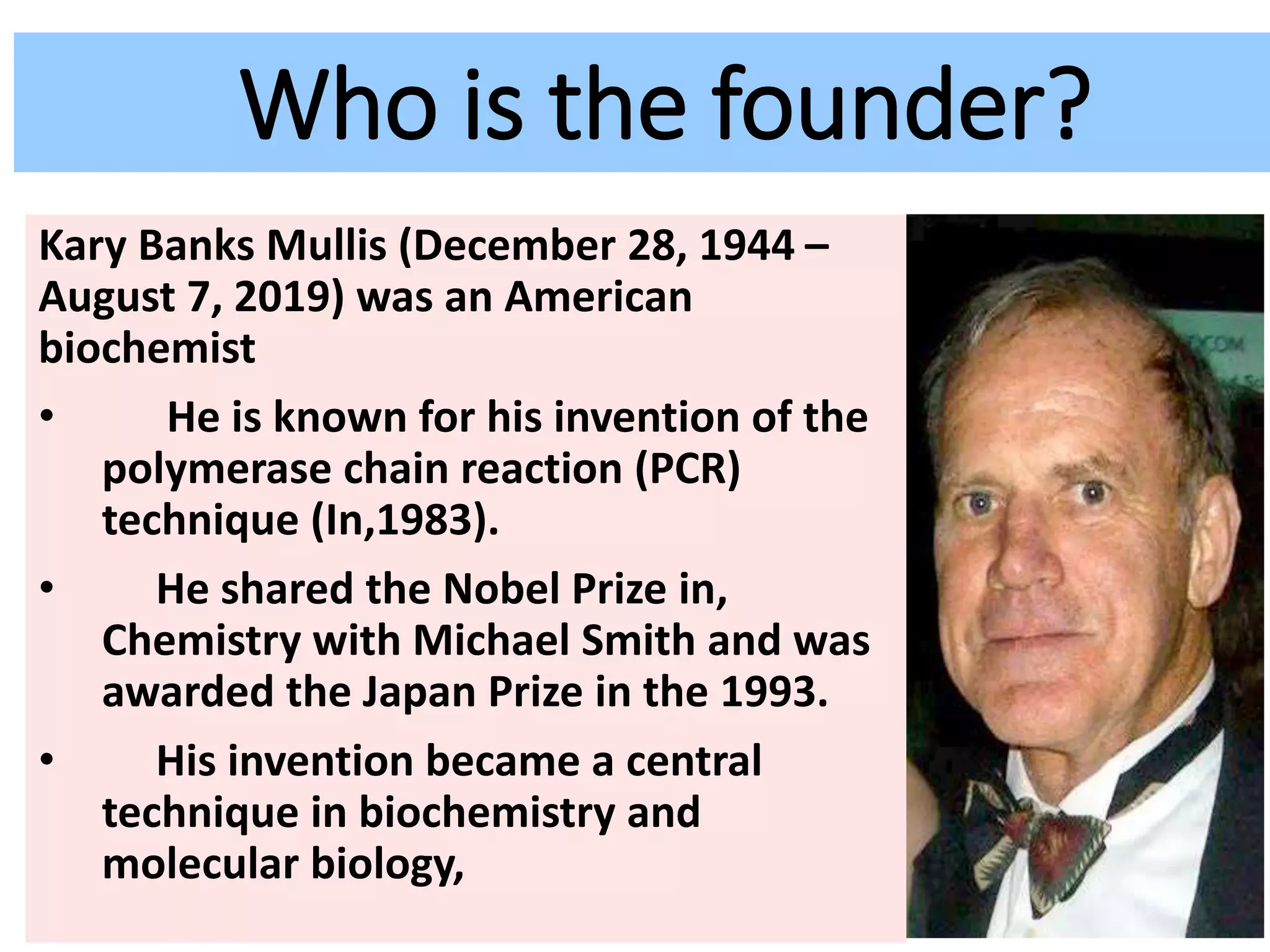 Polymerase chain reaction. | PPTX