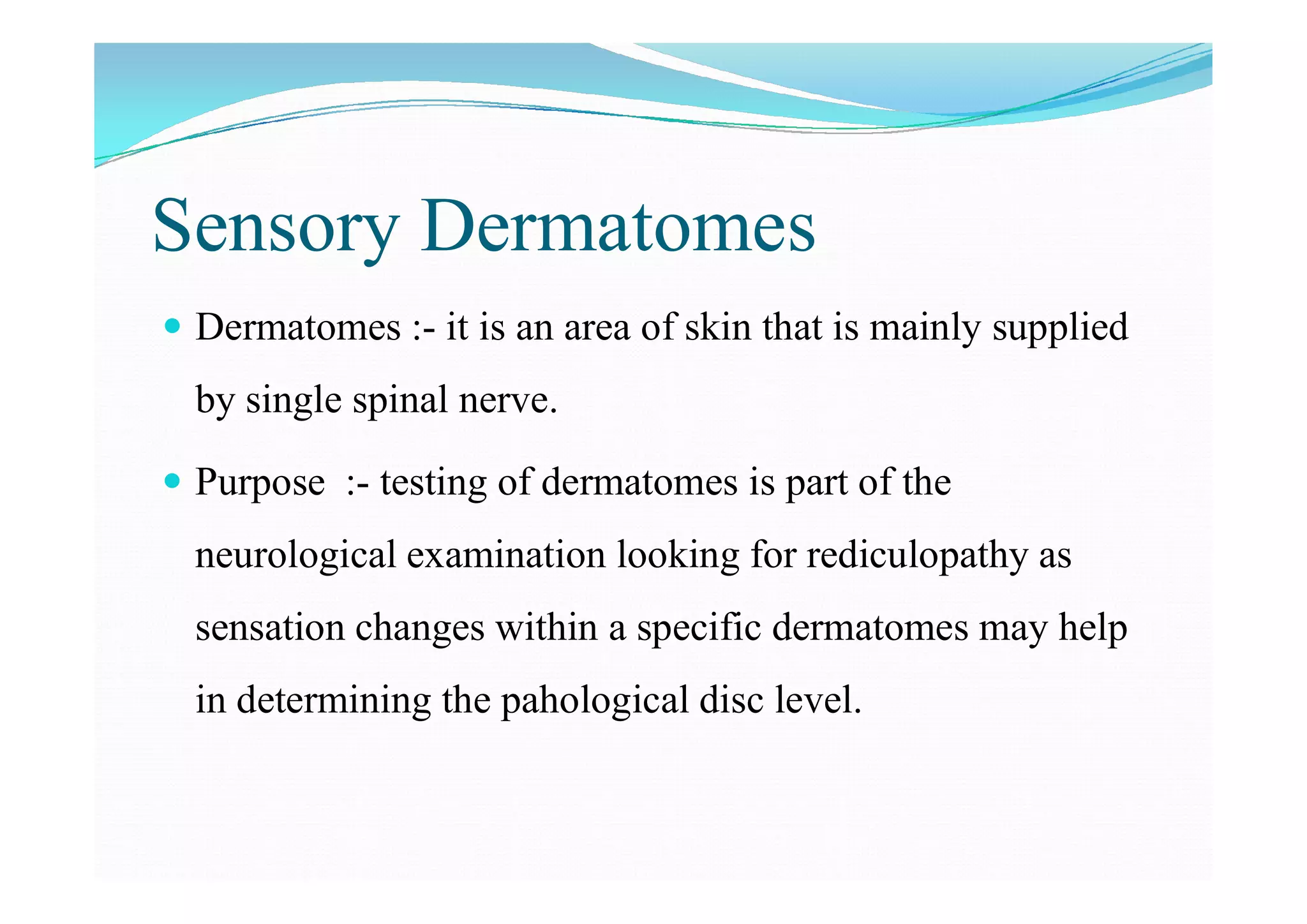 Examination of sensory system | PPT