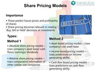Share Pricing | Finance | PPTX