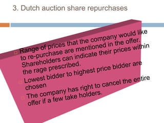 Share repurchase ppt | PPT