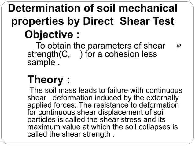 Determination of mechanical properties of soil by Vane Shear Test ...