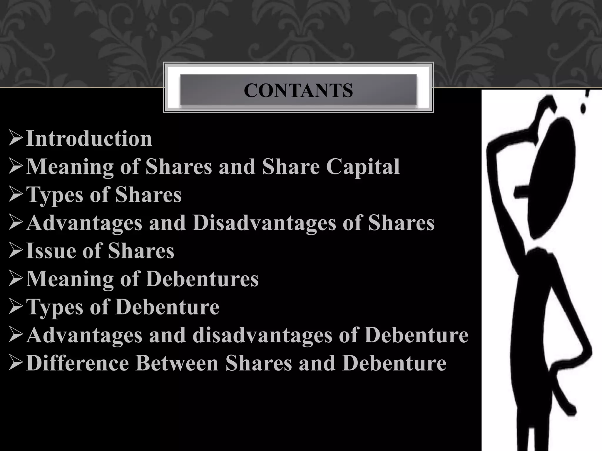 Shares and debenture | PPTX