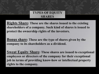 Shares and debenture | PPTX