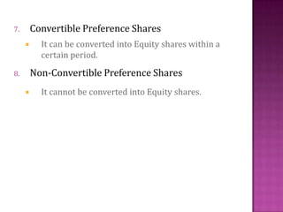Shares and its types | PPTX