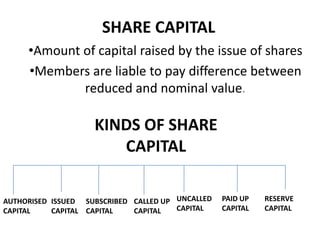 Shares and share capital | PPTX