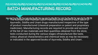 SCHEDULE T GMP INDIAN SYSTEM OF MEDICINE | PDF