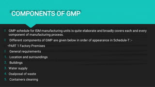 SCHEDULE T GMP INDIAN SYSTEM OF MEDICINE | PDF