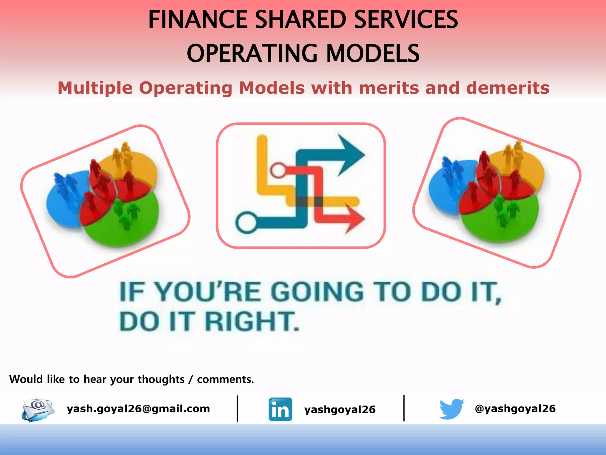 Shared Services Operating Models | PDF
