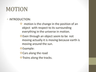 Motion | PPT