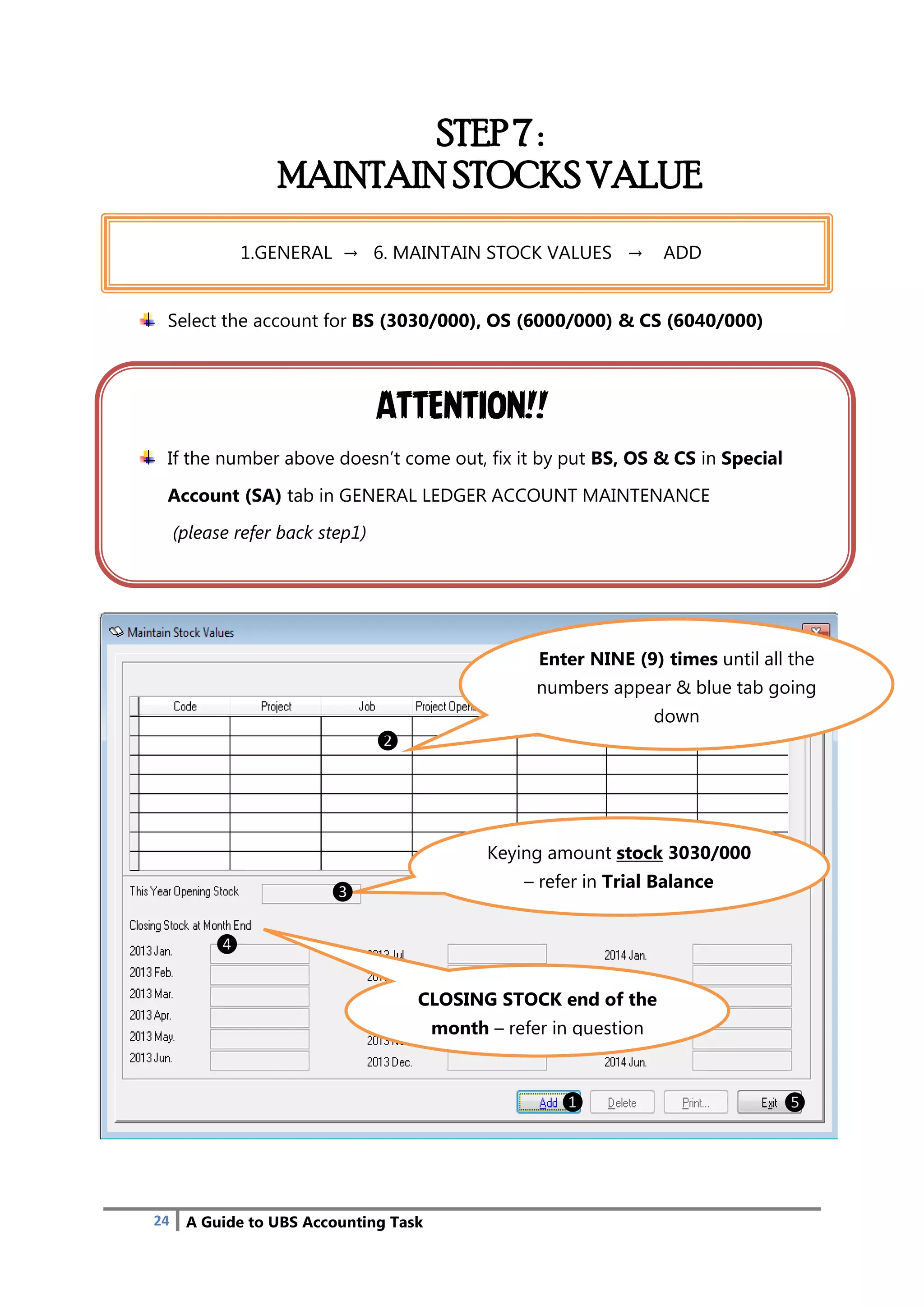 A Guide to UBS Accounting Task : The simple steps to record business ...