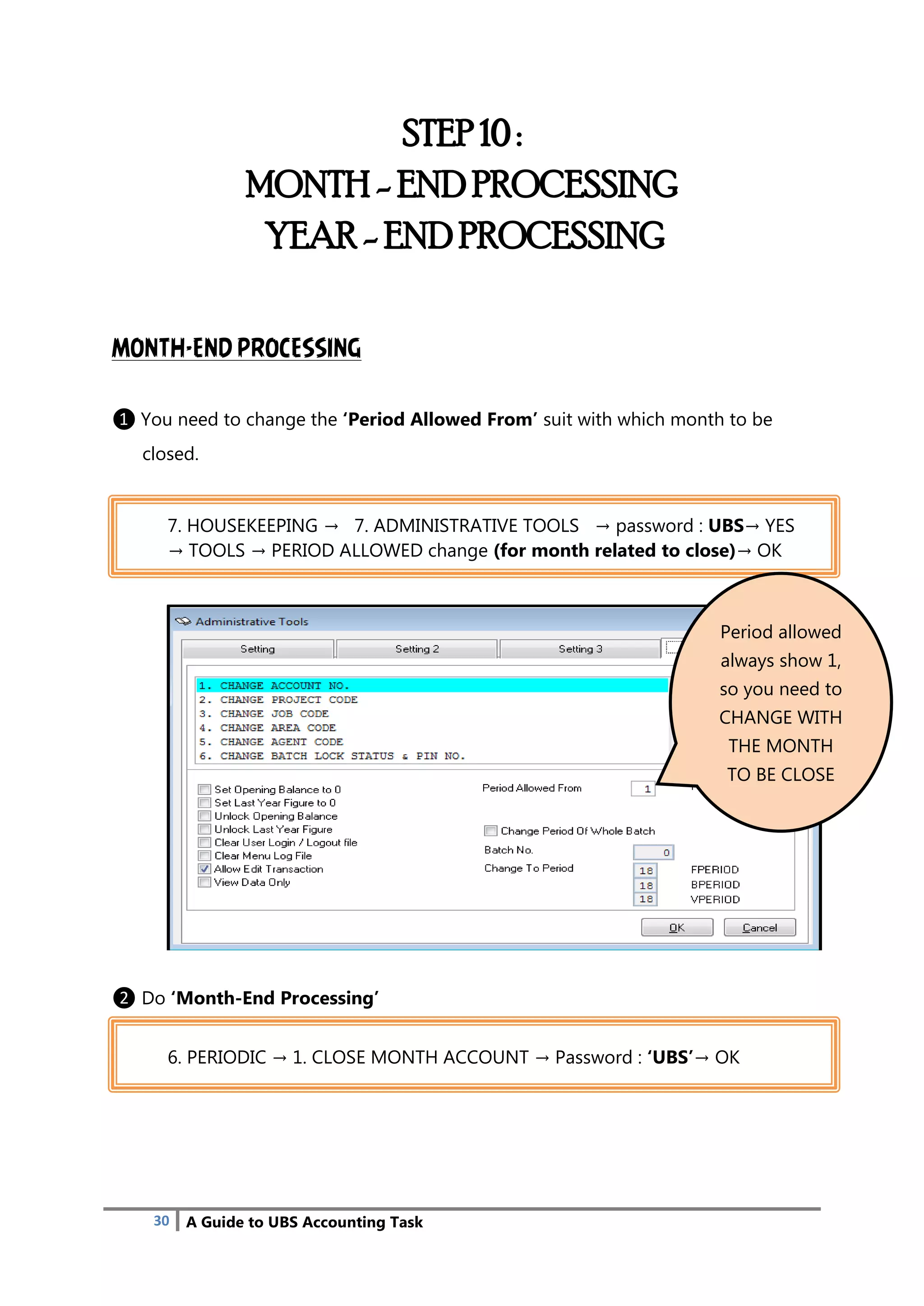 A Guide to UBS Accounting Task : The simple steps to record business ...