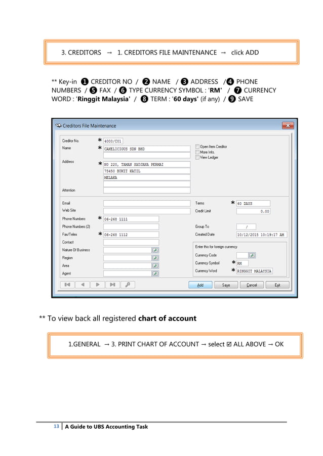 A Guide to UBS Accounting Task : The simple steps to record business ...