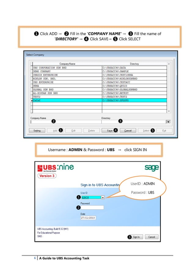 A Guide to UBS Accounting Task : The simple steps to record business ...
