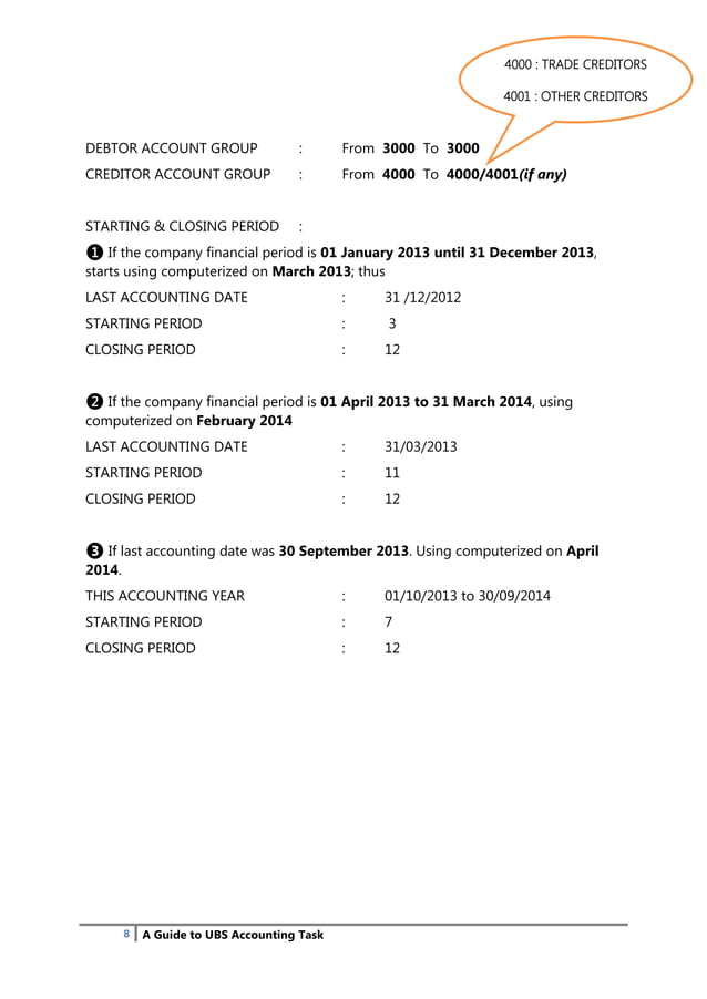 A Guide to UBS Accounting Task : The simple steps to record business ...