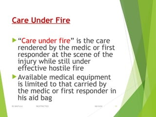 Tactical combat casualties care under fire | PPT