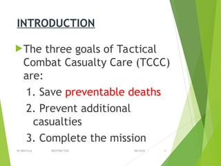 Tactical combat casualties care under fire | PPT
