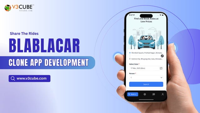 Blablacar Clone - Carpooling App Development | PPT