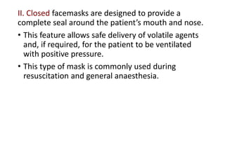 Techniques of mask ventilation | PPTX