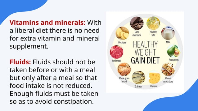 Under weight, Causes of under weight and dietary recommendations | PPTX