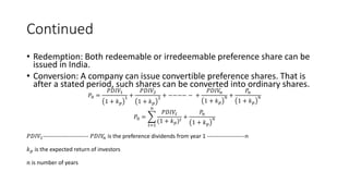 Share Valuation for corporate finance by Samiran Jana | PPT