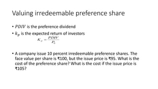 Share Valuation for corporate finance by Samiran Jana | PPT
