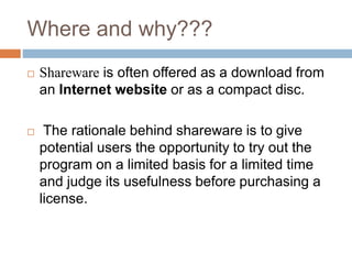 Shareware license | PPTX