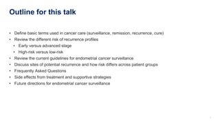 Moving Forward After Uterine Cancer Treatment: Surveillance Strategies ...