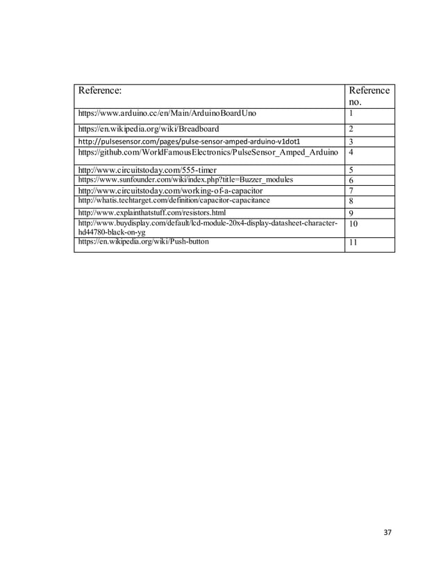 Report on Automatic Heart Rate monitoring using Arduino Uno | DOCX