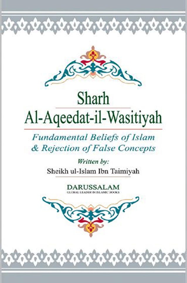 Sharh Aqeedah ul Wasitiyah - ibn Taymiyyah | PDF | Islam | Religion ...