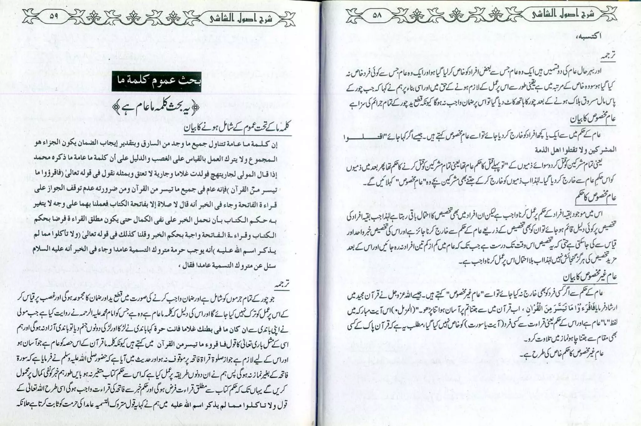 Sharha usool e shashi by allama nizam uddin | PDF