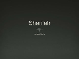Sharia | PPT