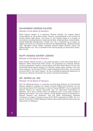 Shariah Compliant Advisory Services: Usmani & Co. | PDF