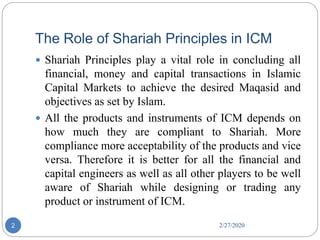 Shariah prohibitions and maqasid relating to the islamic capital market ...