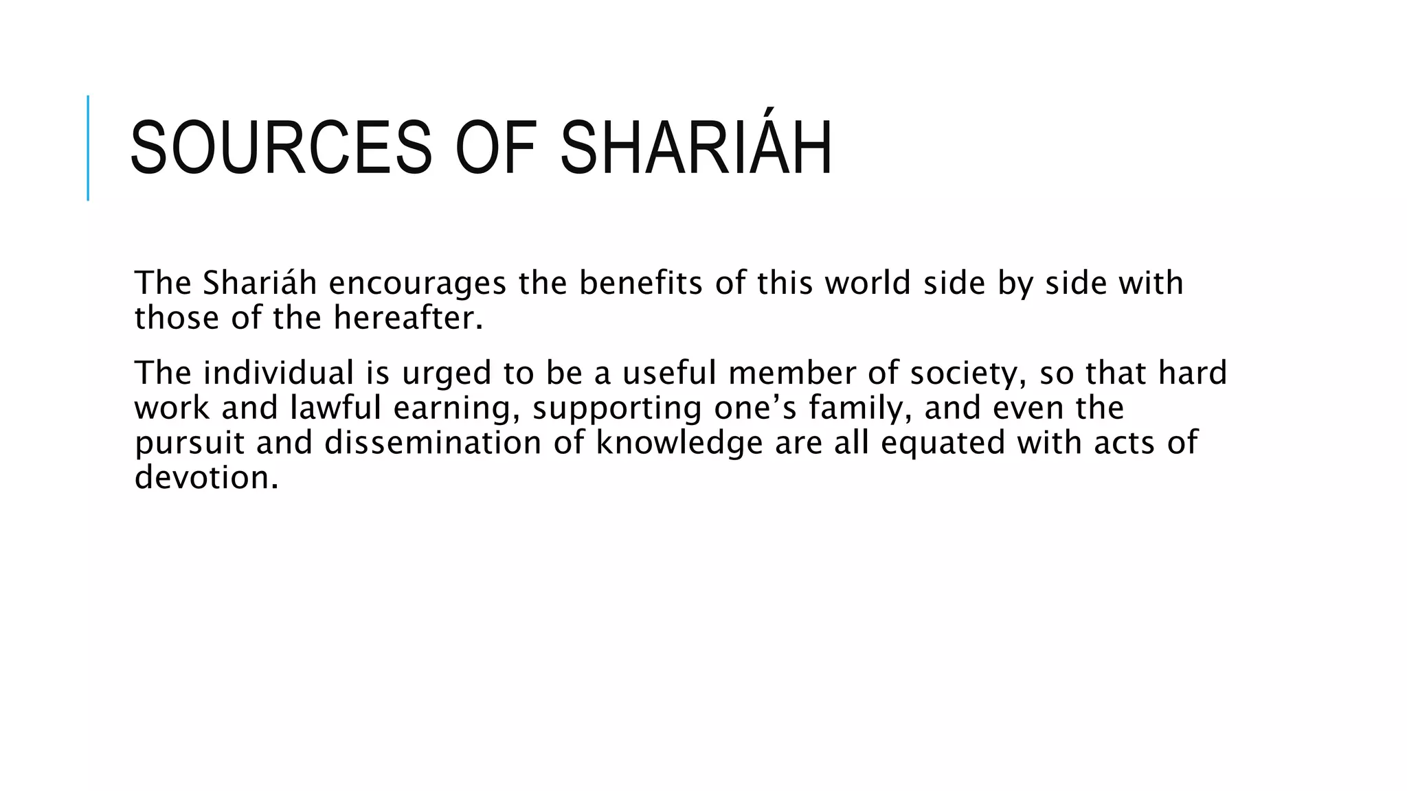 Shariáh Law | PPTX