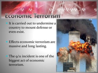 Economic Terrorism | PPT