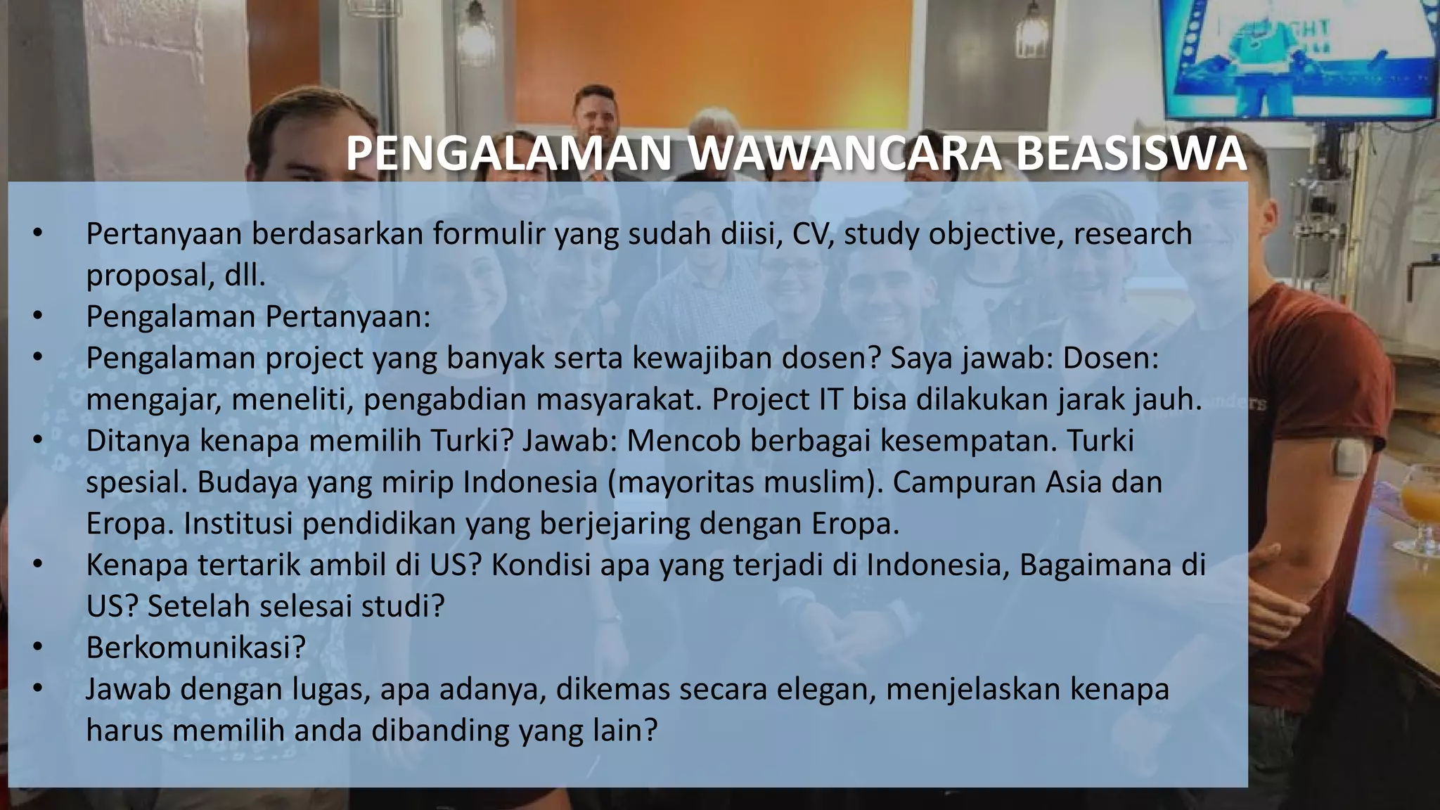 Sharing Tips and Tricks Beasiswa: Semua Orang Bisa Kok! | PDF