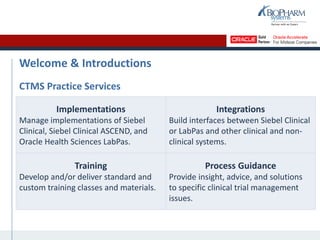 Sharing CTMS Data Between Sponsors and CROs | PDF