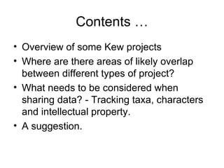 Sharing information between projects | PPT