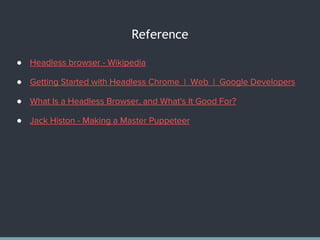 Puppeteer - Headless Chrome Node API | PDF
