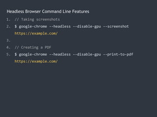 Puppeteer - Headless Chrome Node API | PPT