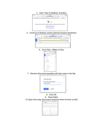Sharing Google Docs via QR Code (Athens City Schools) | PDF