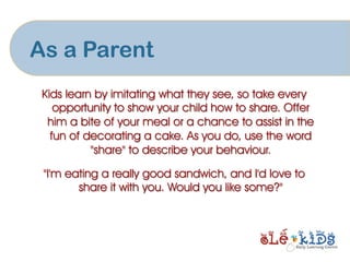 Sharing amongst toddlers | PDF | Parenting Babies and Toddlers | Parenting