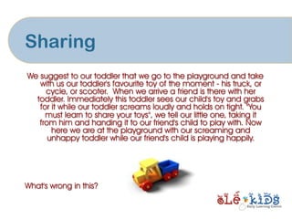 Sharing amongst toddlers | PDF