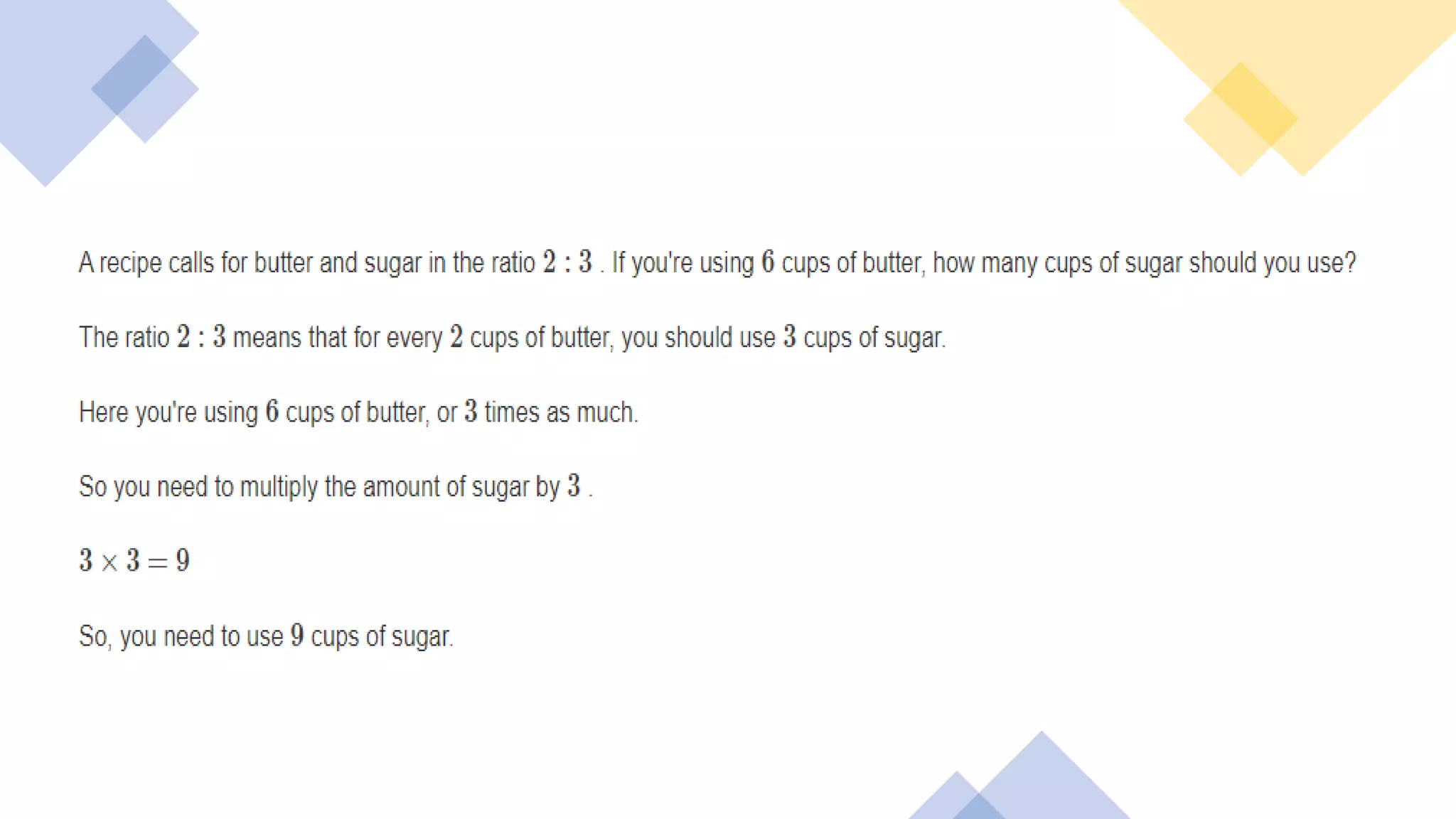 Sharing amounts into given ratios | PPTX