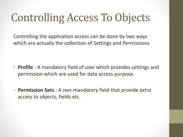 Sharing and security in Salesforce | PPTX | Operating Systems | Computer Software and Applications