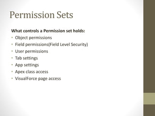 Sharing and security in Salesforce | PPTX