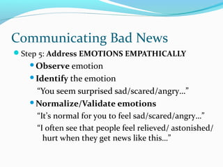 Sharing bad news 2017 | PPT