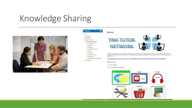 Sharing best practice