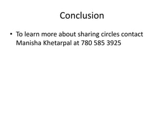 Sharing circlesjunejuly2014 | PPT